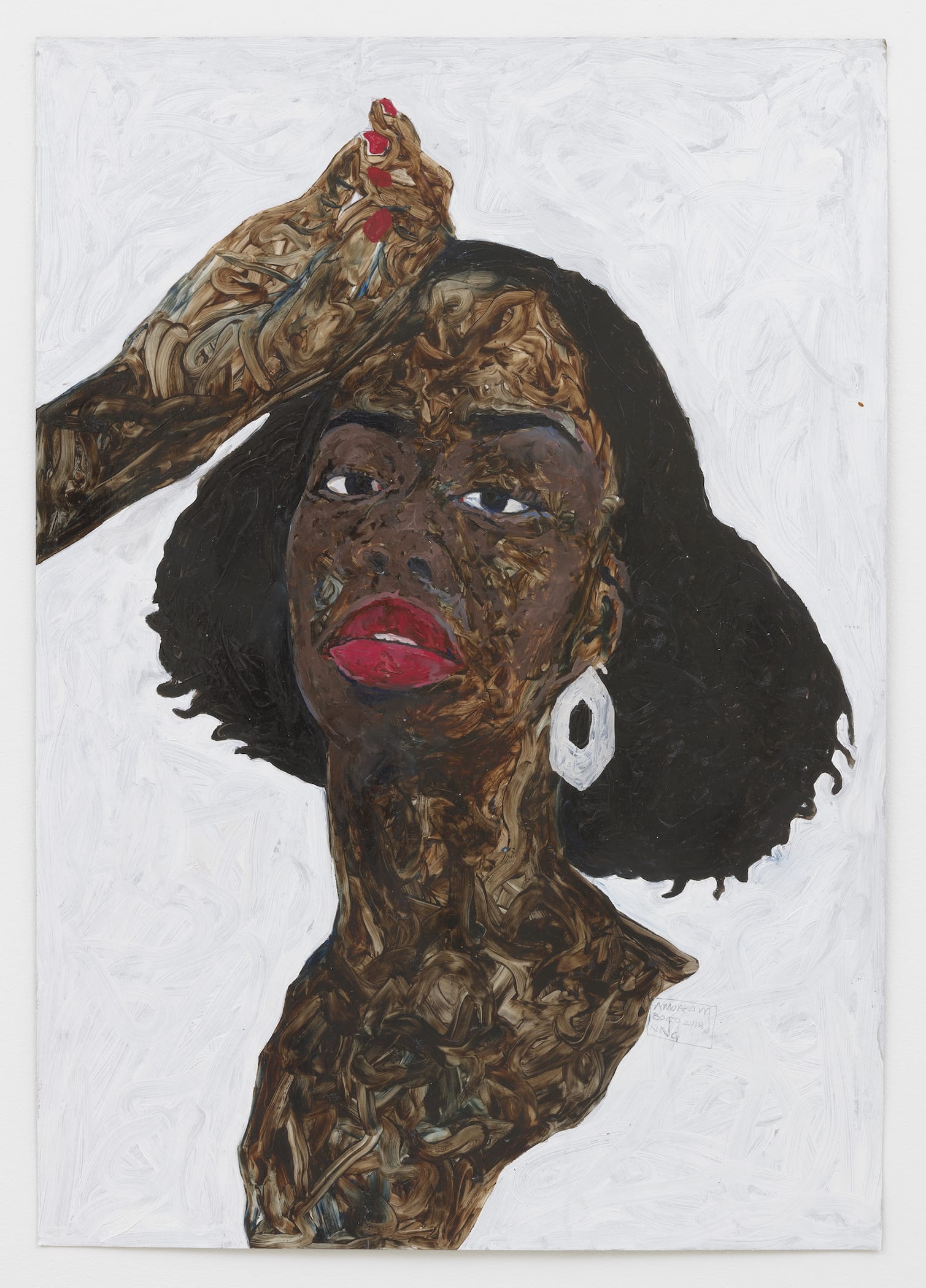 Amoako Boafo's Mesmerizing Portraiture Celebrates Blackness - Art of Choice