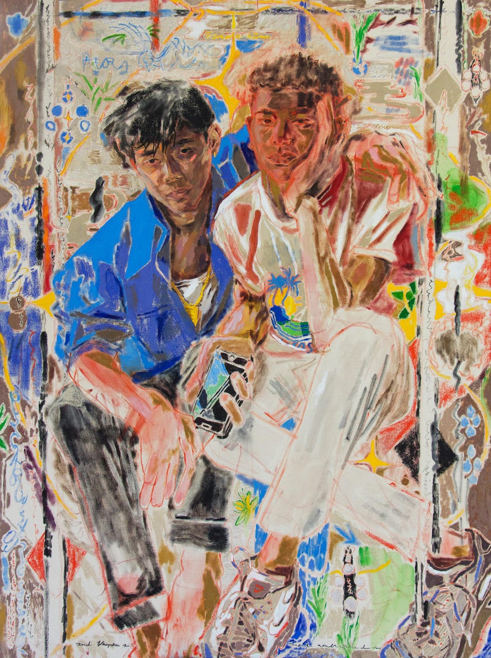 Engage in Dialogue With the Diligently Layered Paintings of Oscar yi ...