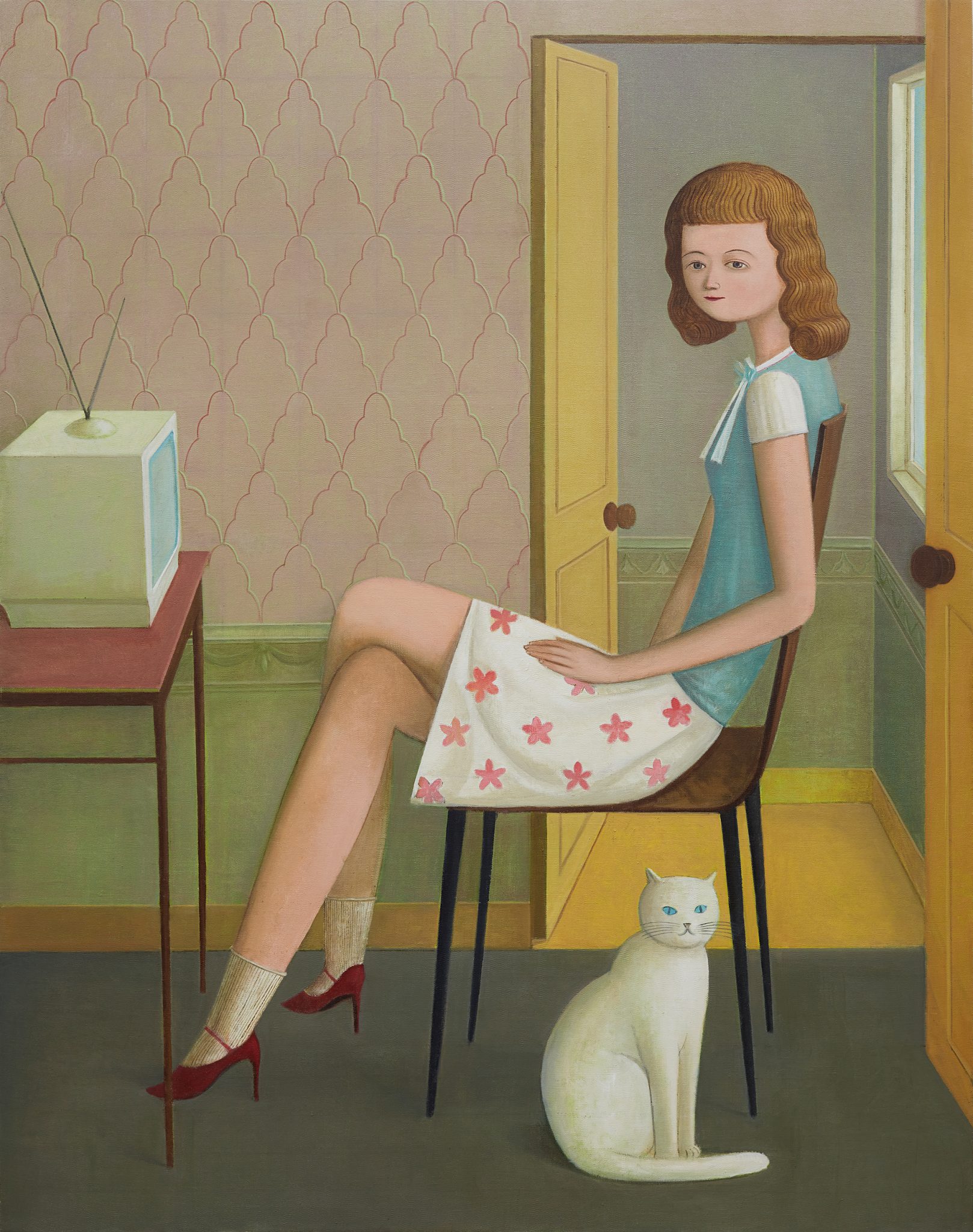 Ji Xin's Female Figures Combine Surrealism with Traditional Chinese ...